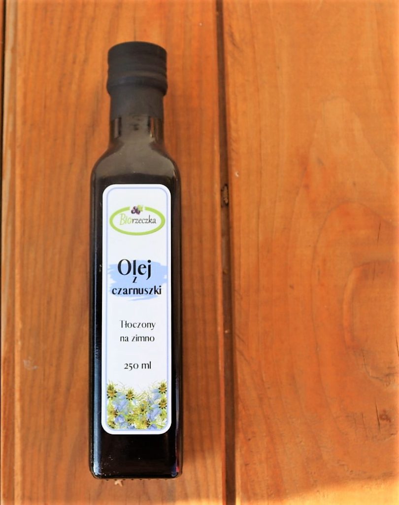 Olej z czarnuszki 250 ml – Biorzeczka